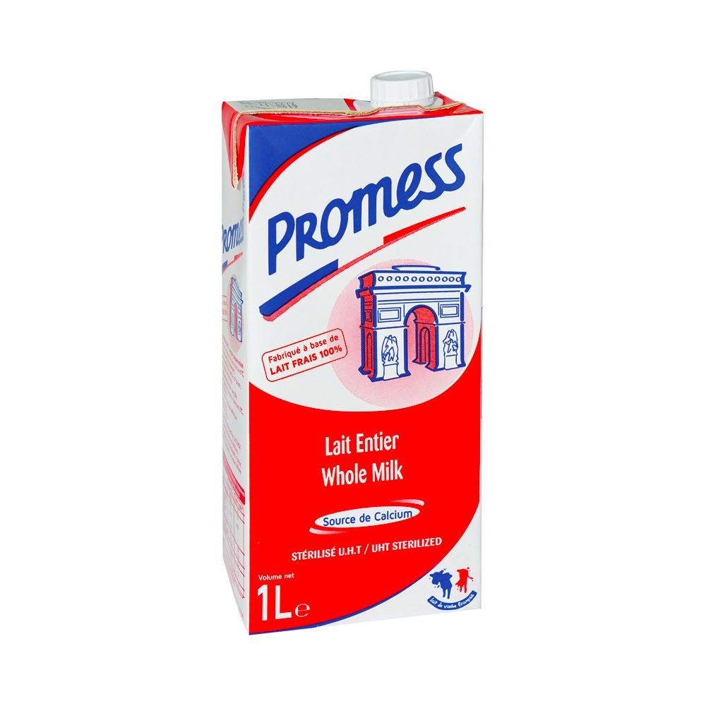 Sữa tiệt trùng Promess nguyên kem, 1 lít