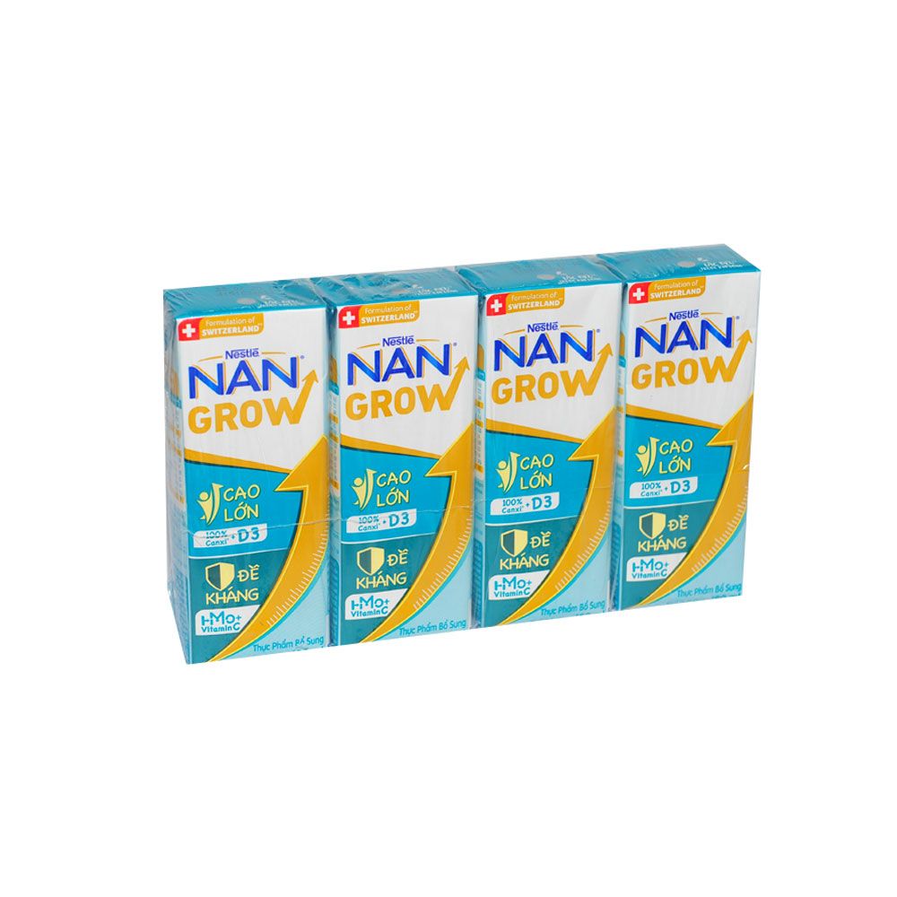 SUA NESTLE NAN GROW 180ML*4